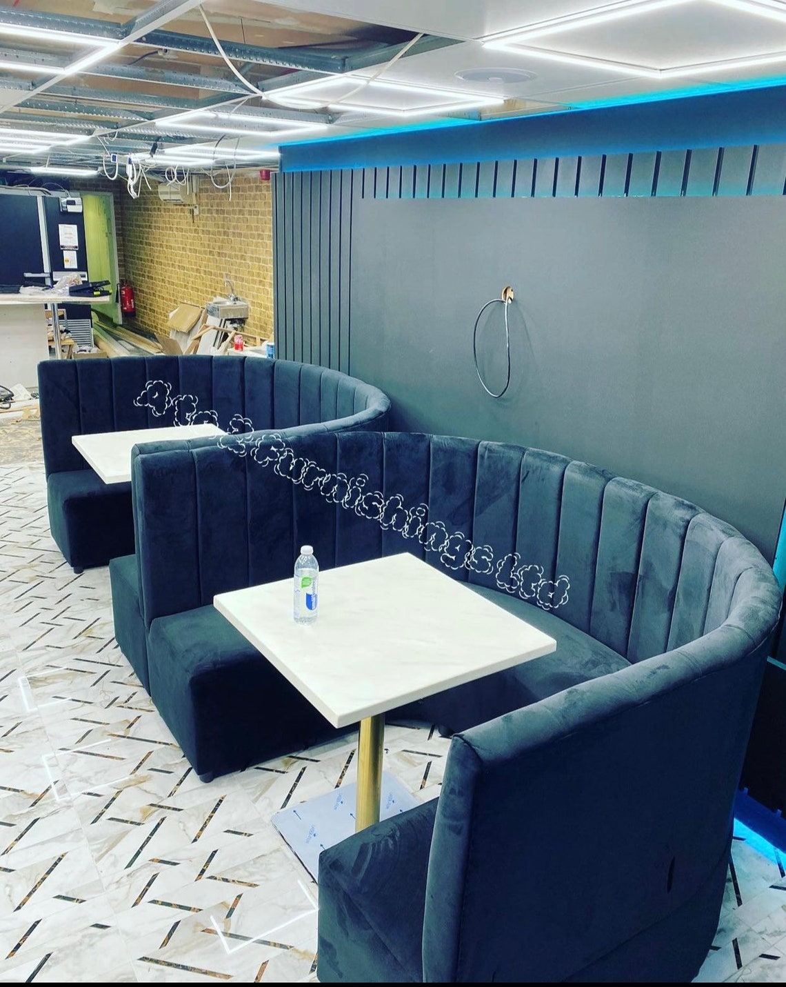 Booth Seating Bench Seating Bespoke - Etsy