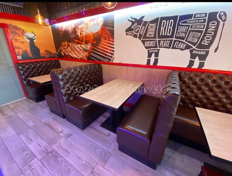 Booth Seating Bench Seating Bespoke - Etsy