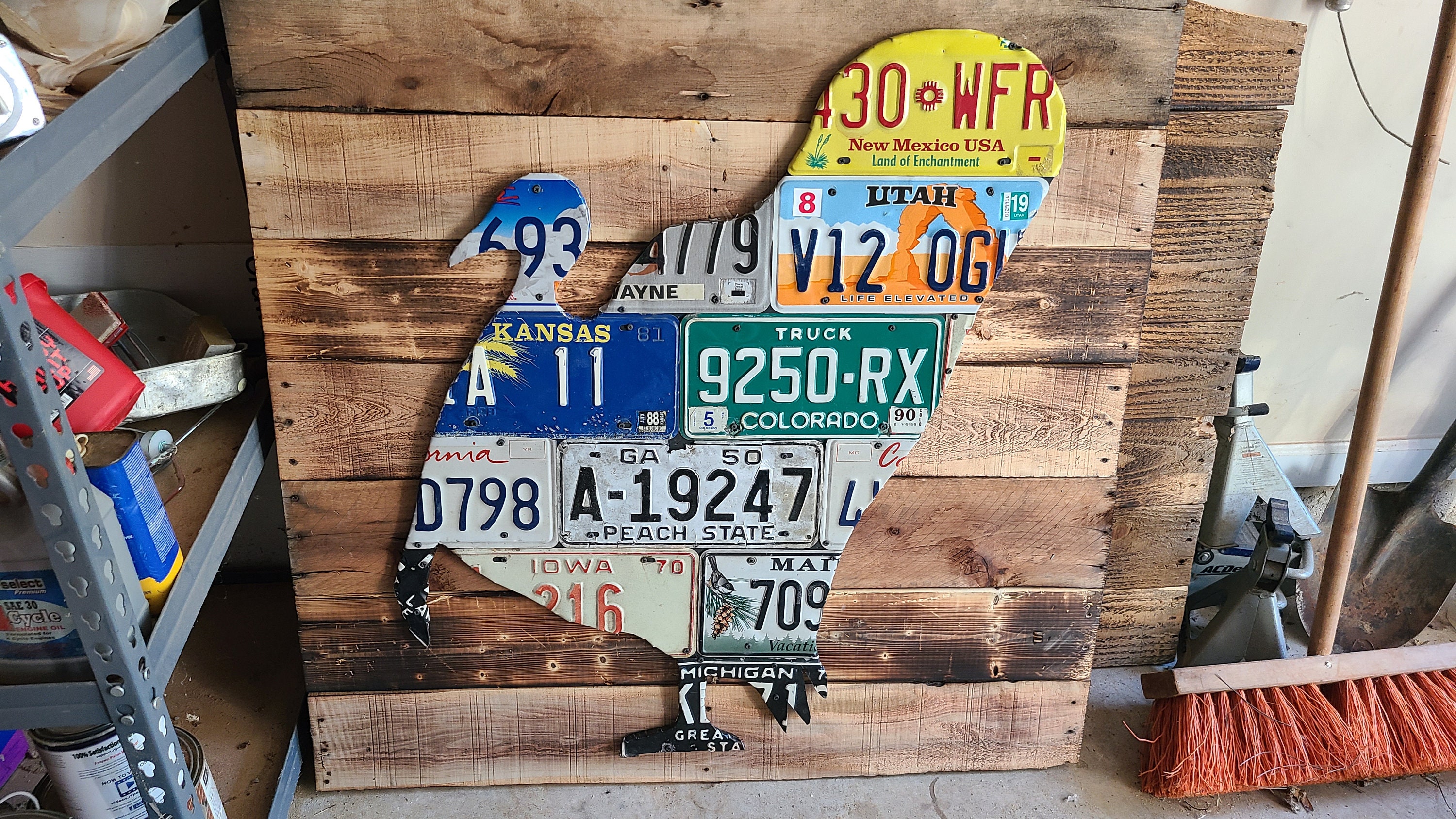 Turkey License Plate Art - Etsy