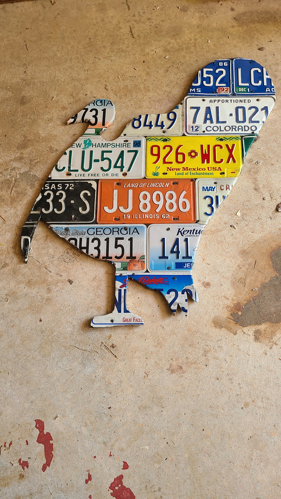 Turkey License Plate Art - Etsy