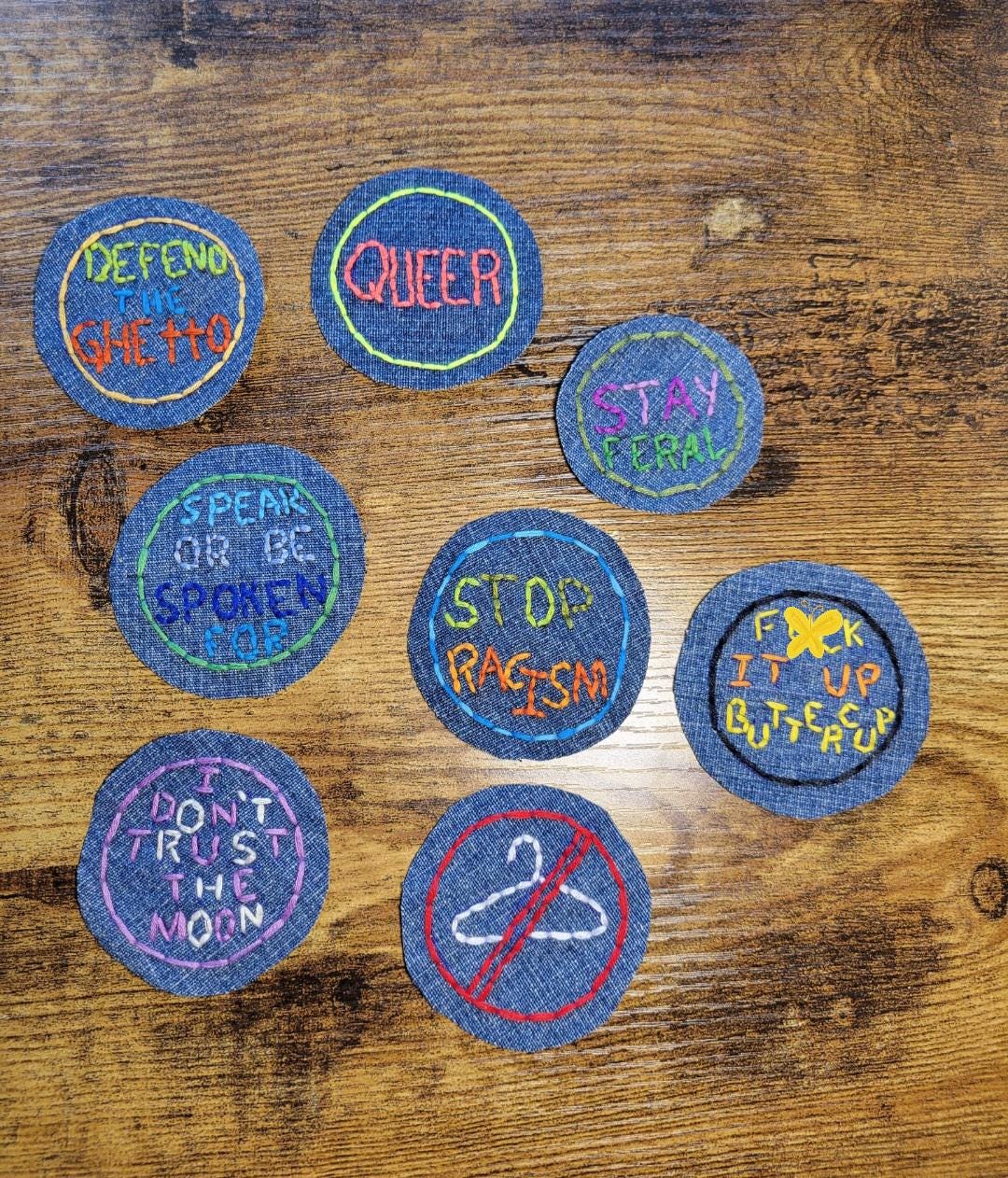 Hand Embroidered Patches - Etsy