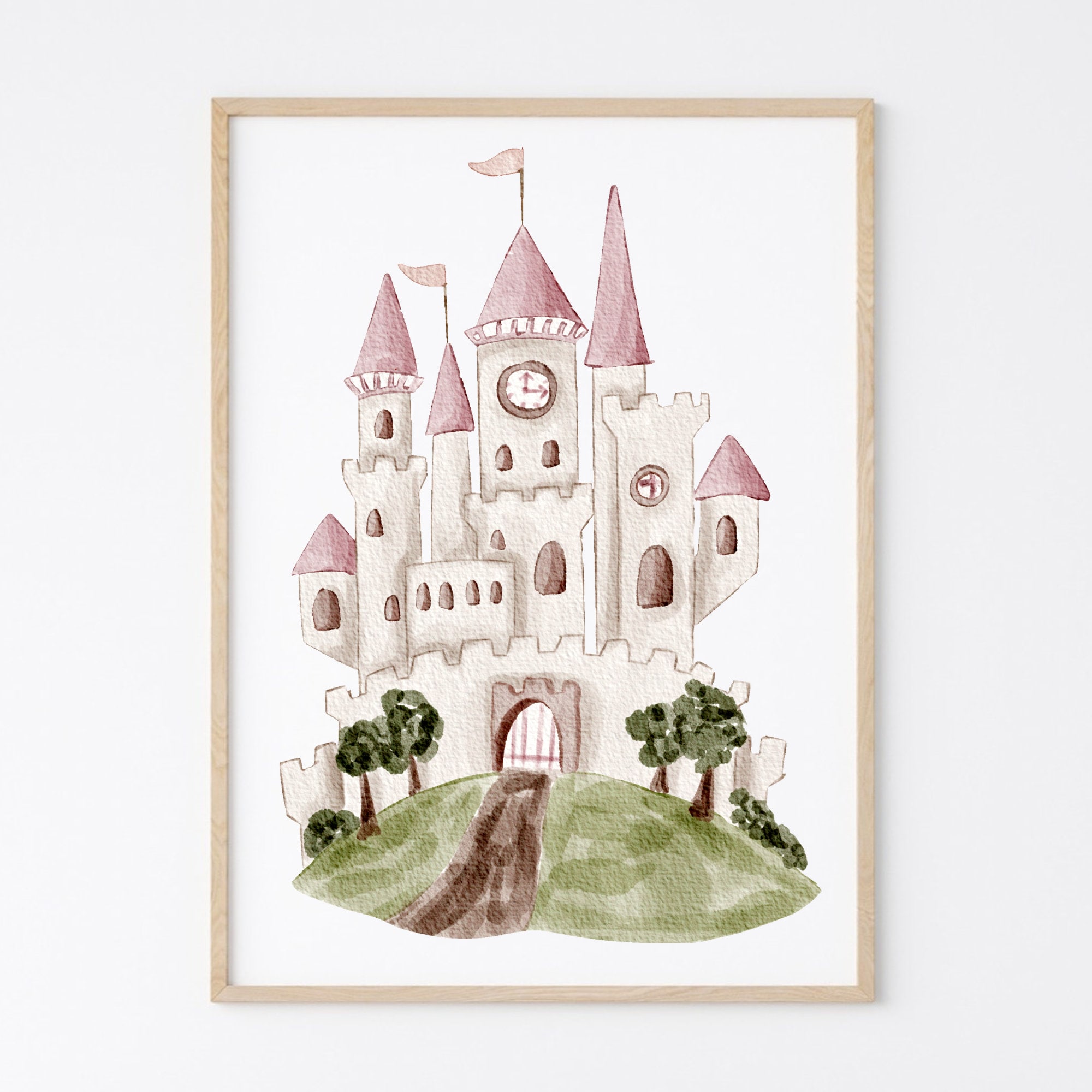 Princess Wall Art, Girls Princess Room, Princess Nursery, Fairytale ...