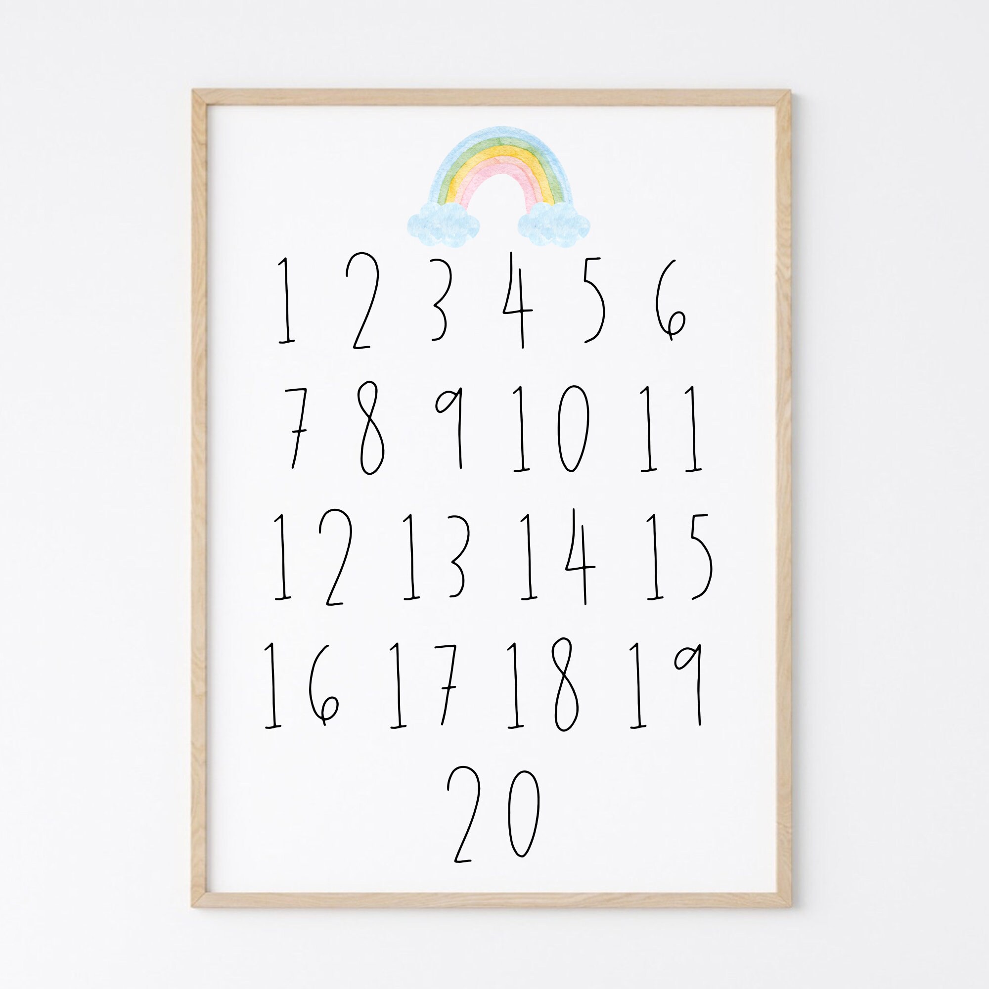 You Are My Sunshine Poster, Sun Alphabet Print, Montessori Educational ...