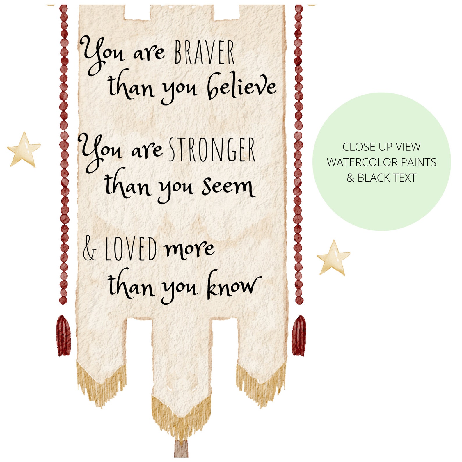 Knight With Castle Nursery - Braver Than You Believe, Stronger, Loved ...
