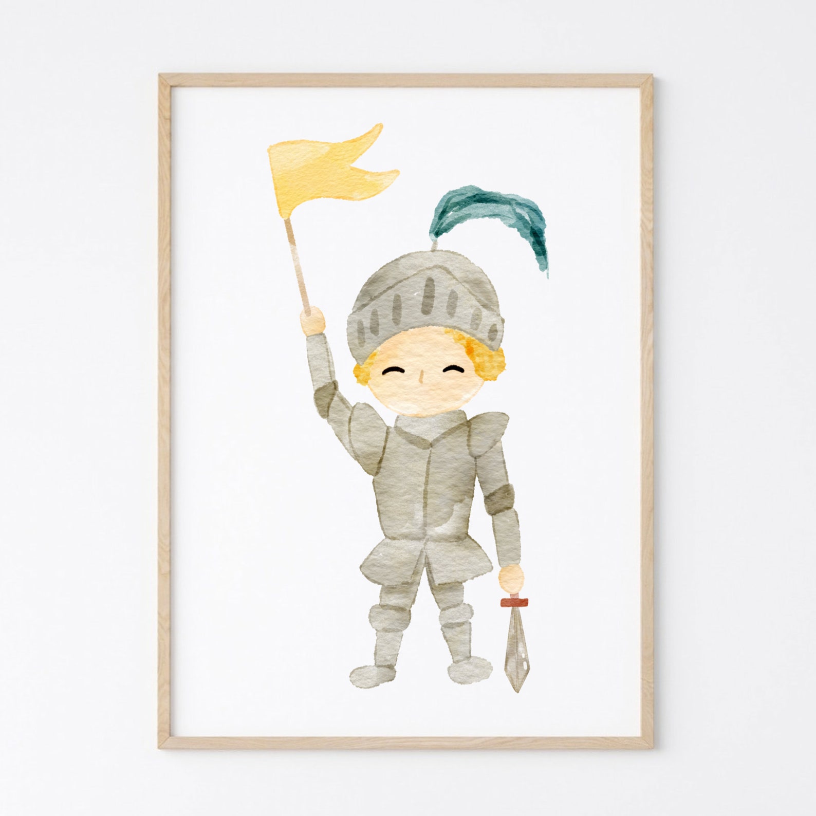 Knight With Castle Nursery - Braver Than You Believe, Stronger, Loved ...
