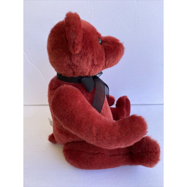 90's Gotta Getta Gund Scarlet Teddy Bear Stuffed Plush Animal Red ...