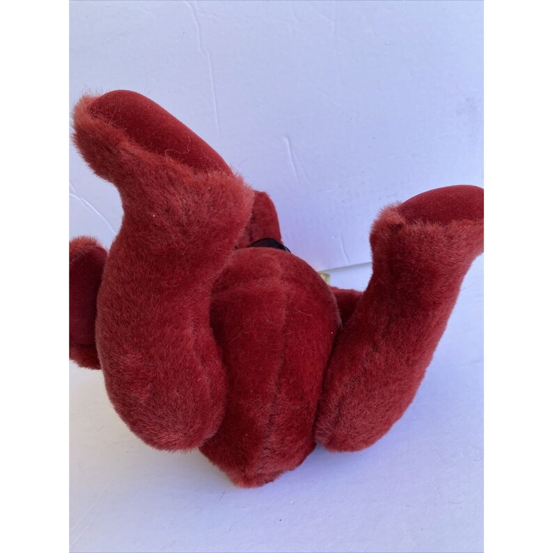 90's Gotta Getta Gund Scarlet Teddy Bear Stuffed Plush Animal Red ...