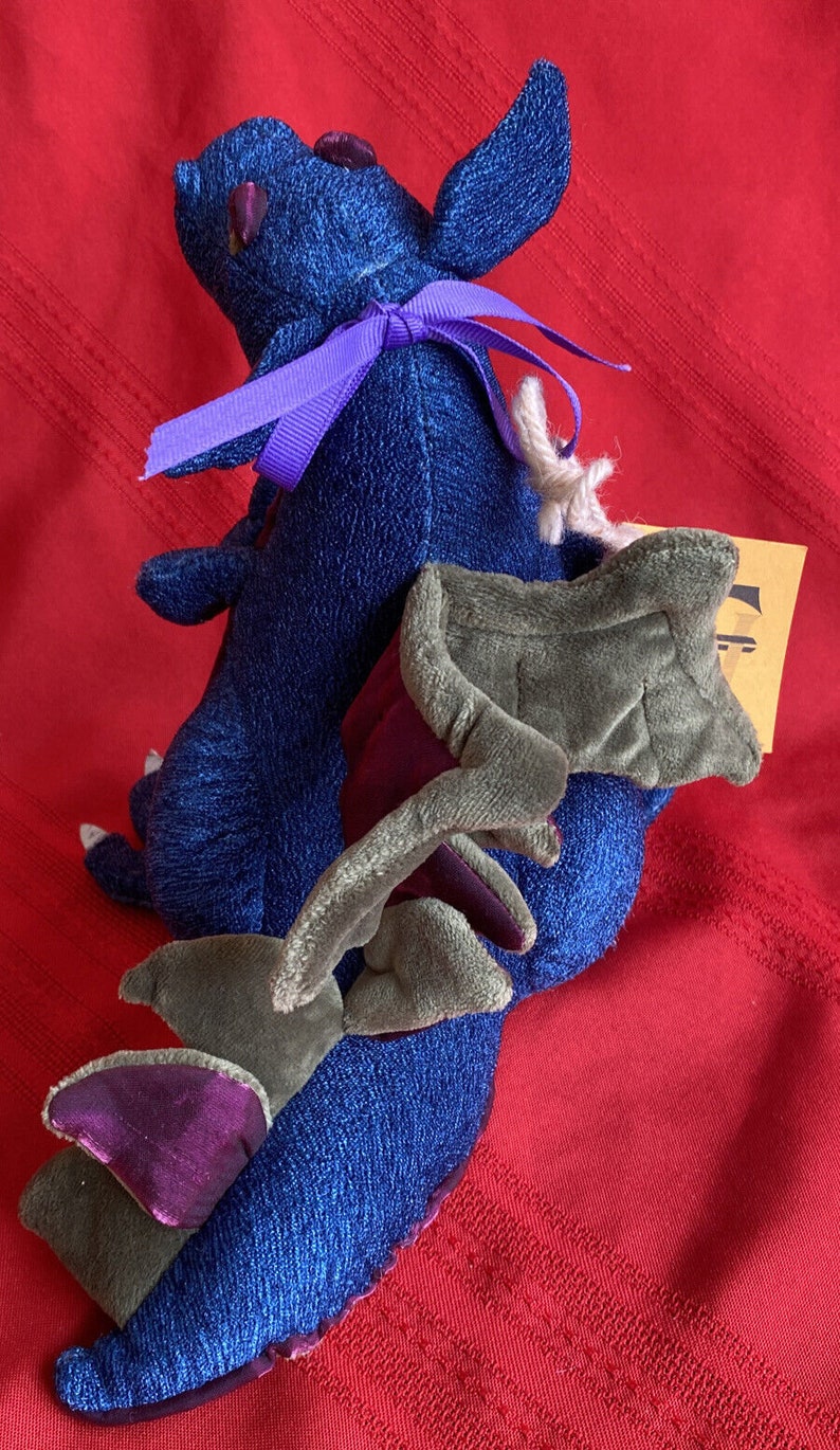 Manhattan Toy Plush Stuffed Animal Renaissance Dragon 9 Royal - Etsy