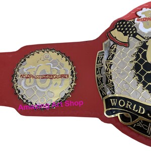 JCW World Juggalo Wrestling Heavyweight Championship Belt Brass Plated ...