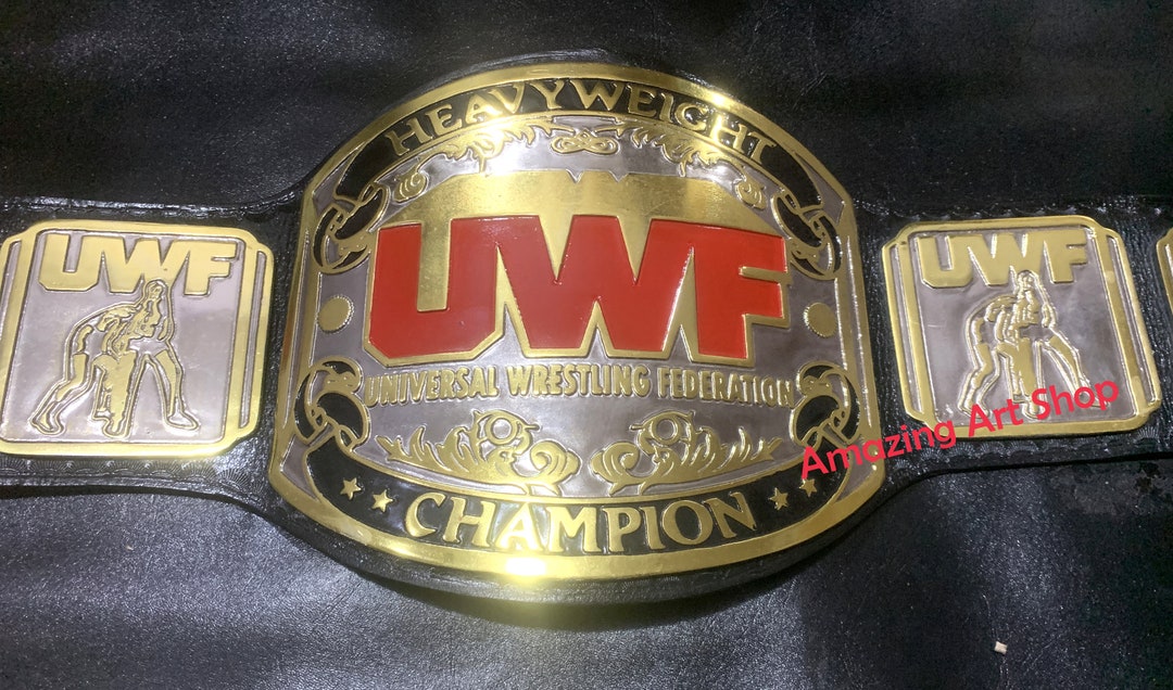 UWF Universal Wrestling Federation Heavyweight Championship Belt 4mm ...