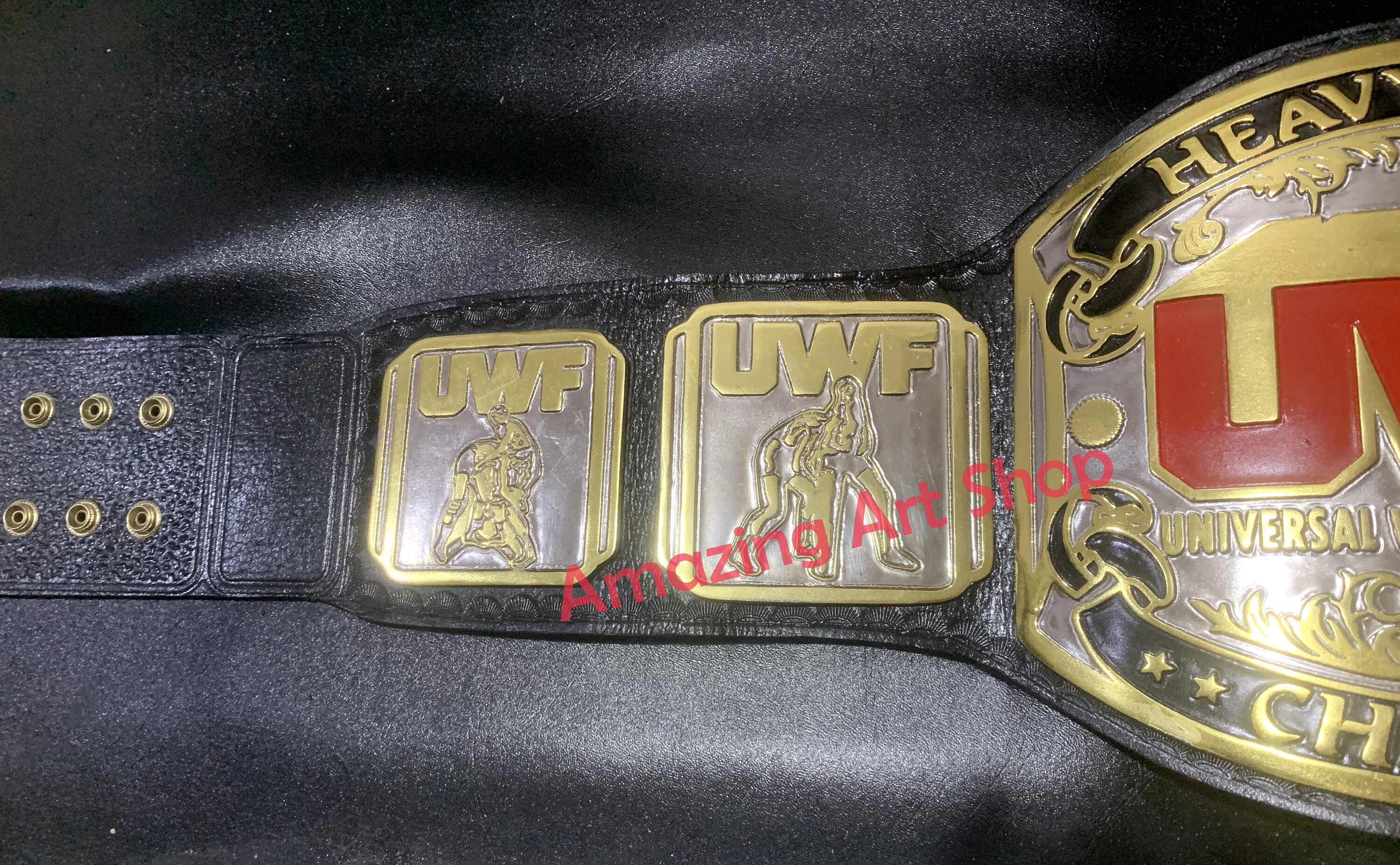 UWF Universal Wrestling Federation Heavyweight Championship Belt 4mm ...
