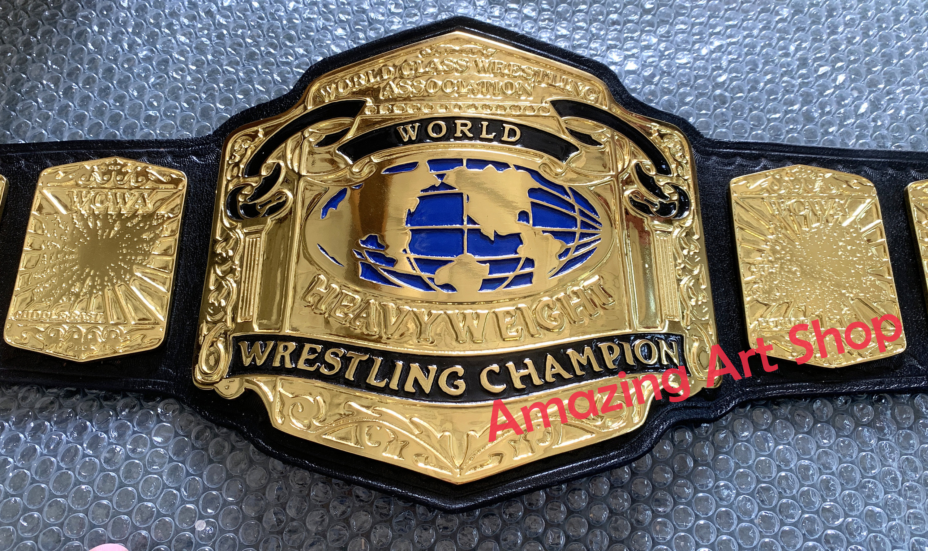 WCWA World Class Wrestling Association Heavyweight Championship Belt ...