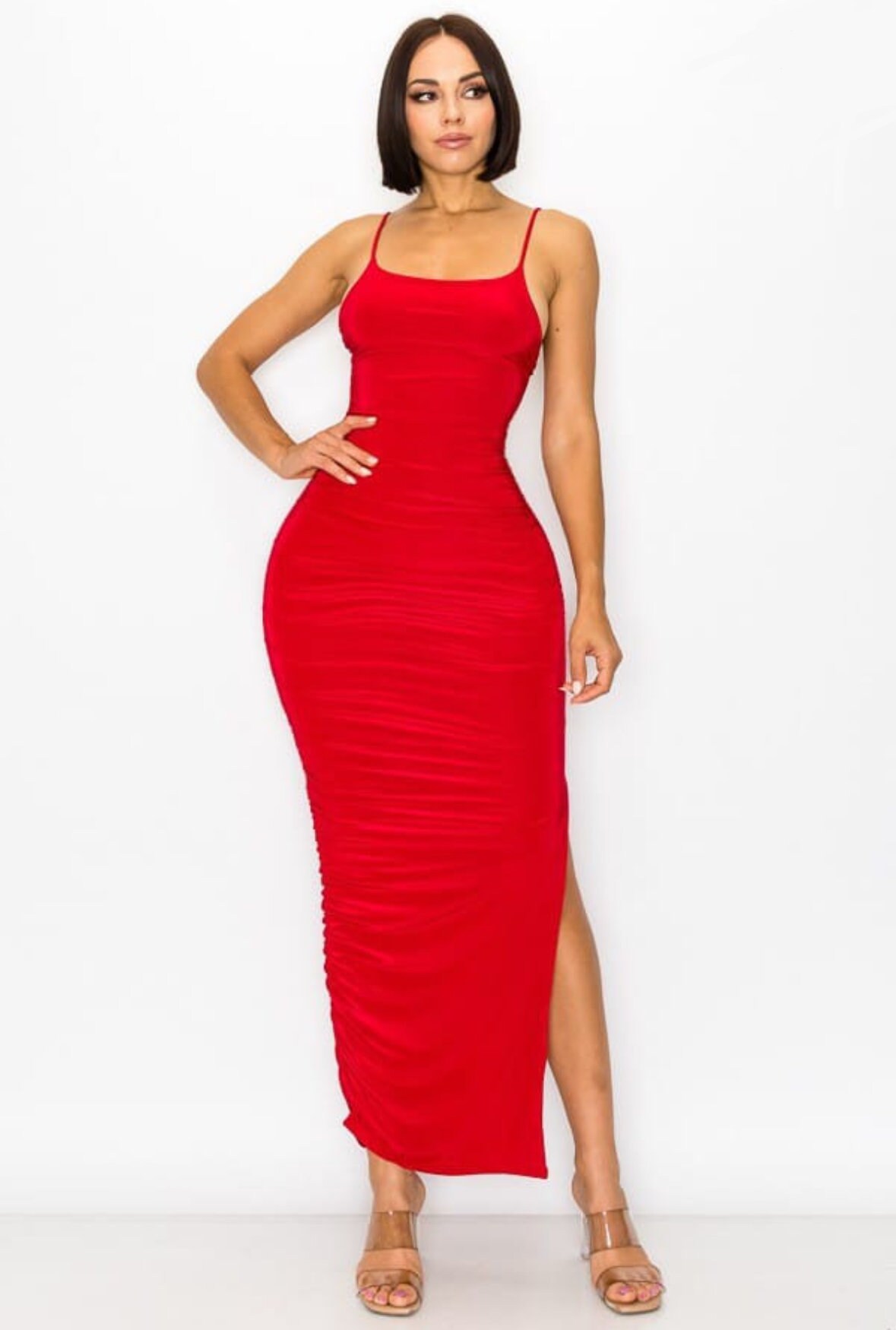 Womens Sexy Long Red Dress Valentine Dress Special Occasion Womens