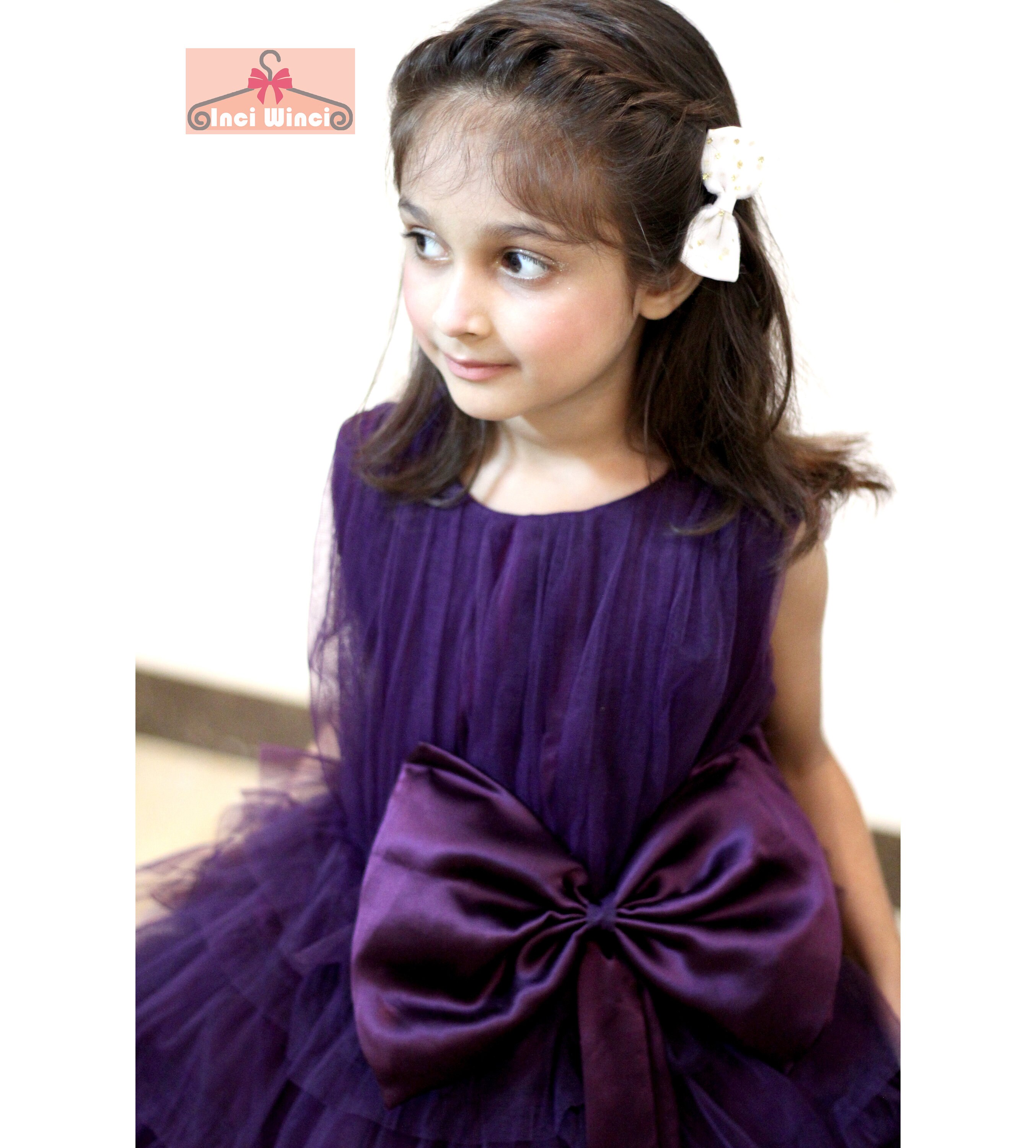 Ruffle Layered Tulle Puffy Girl Dress Multi Tiered Long Evening Ball ...