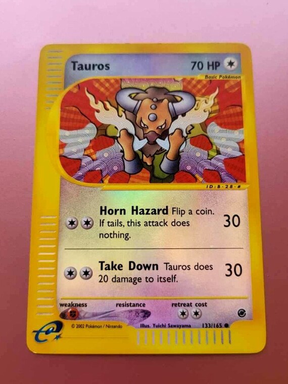 Tauros Pokemon Card