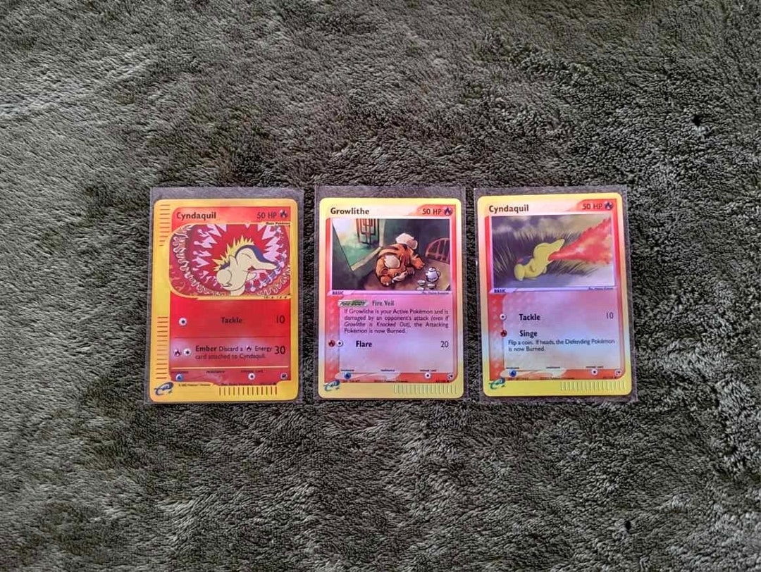 Holographic E-reader Pokemon Cards - Etsy