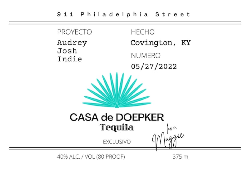 Custom Casamigos Label - Etsy