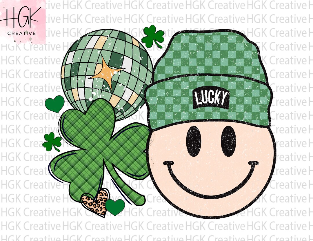 St Patricks Day Smiley Faces PNG, Girls St Patricks Day Shirt ...