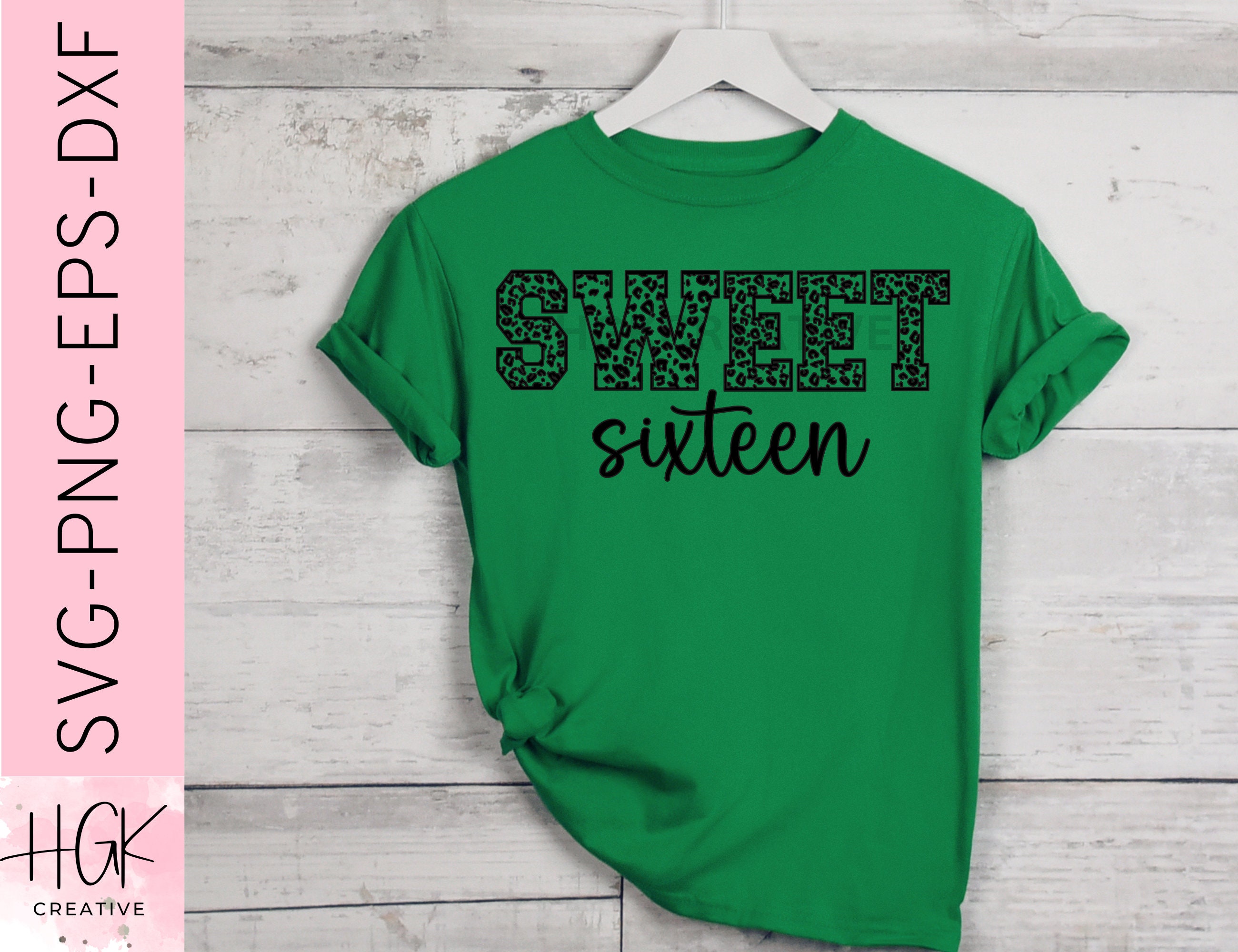 Sweet Sixteen Svg, Sweet 16 Birthday Shirt, Silhouette Cricut Cut File ...