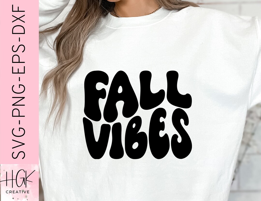 Fall Vibes SVG, Retro Fall Shirt, Women Trendy Boho Autumn Sweatshirt ...