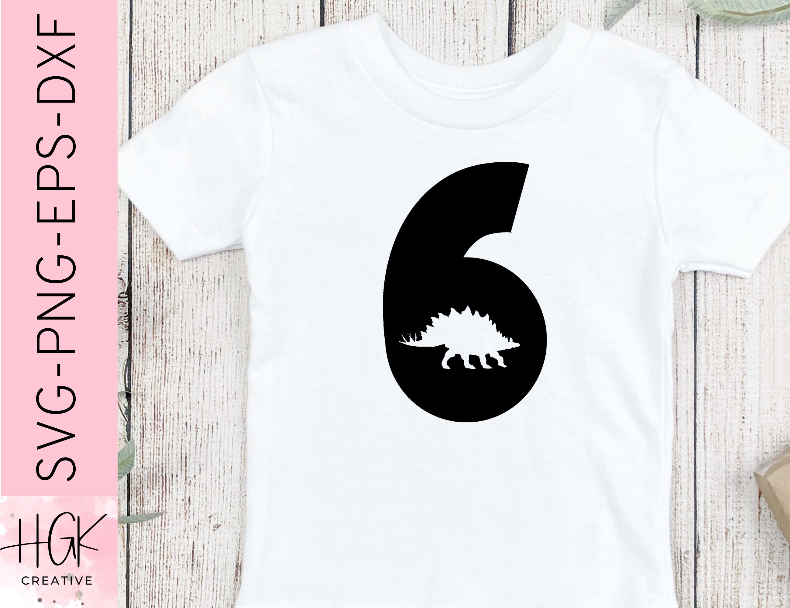Dinosaur Six SVG, Six Dino Birthday SVG, Sixth Birthday SVG Boy, 6th ...