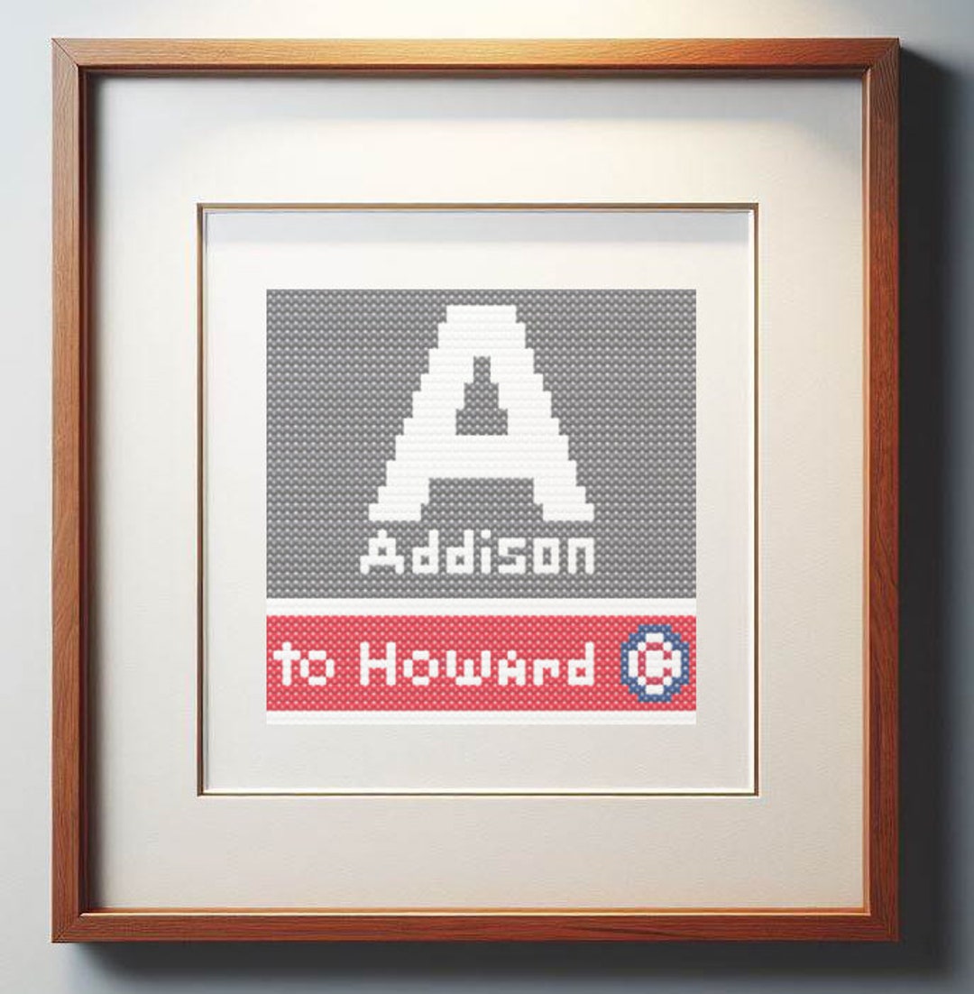 Addison Red Line Station - Cubs (CTA) - Etsy