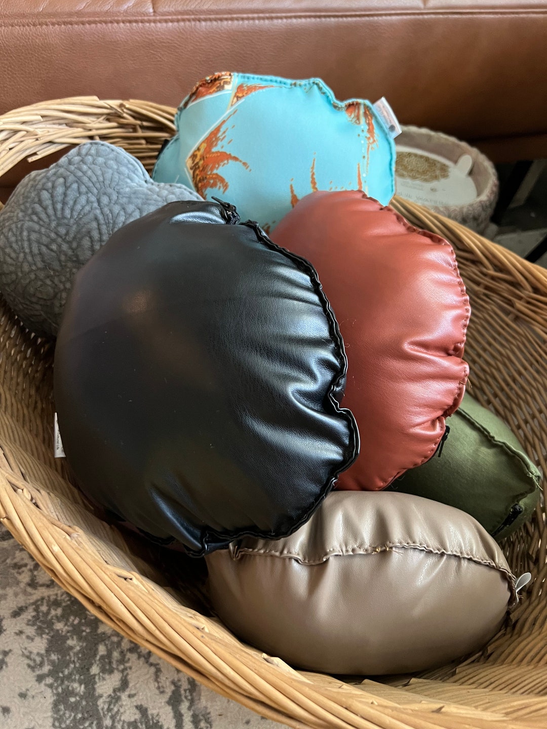 The Round "mini Me" Pillow 9in.x9in. - Etsy