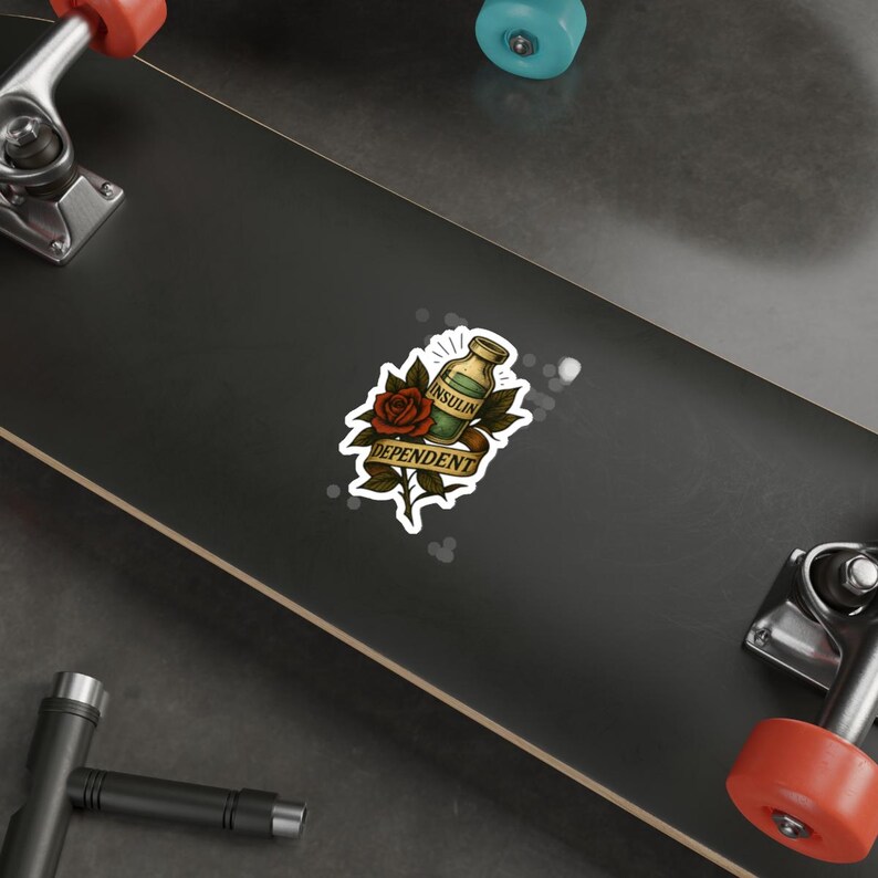 Insulin Dependent Sticker | Tattoo Style Diabetes Awareness Decal ...