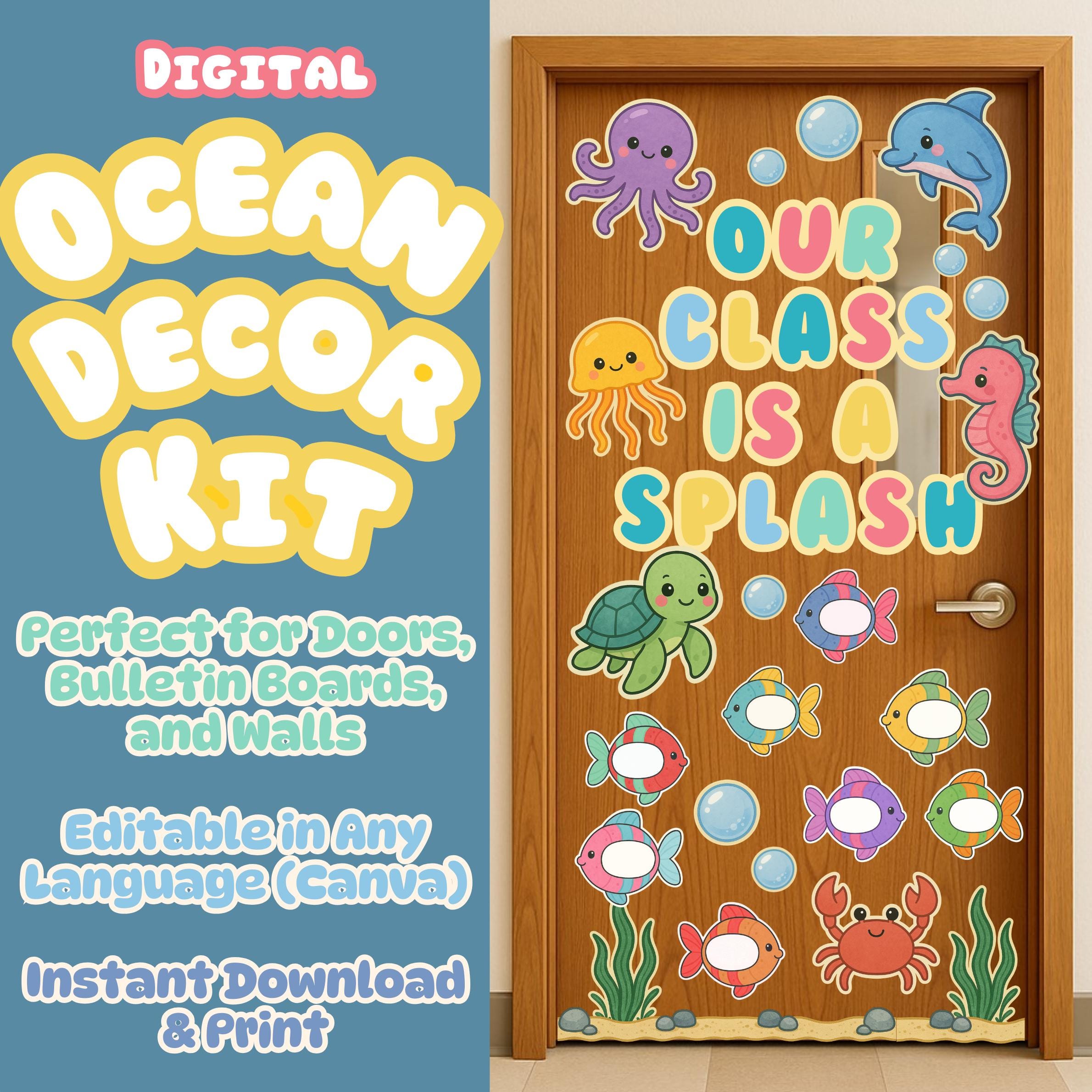 Octoper Ocean Classroom Decorations