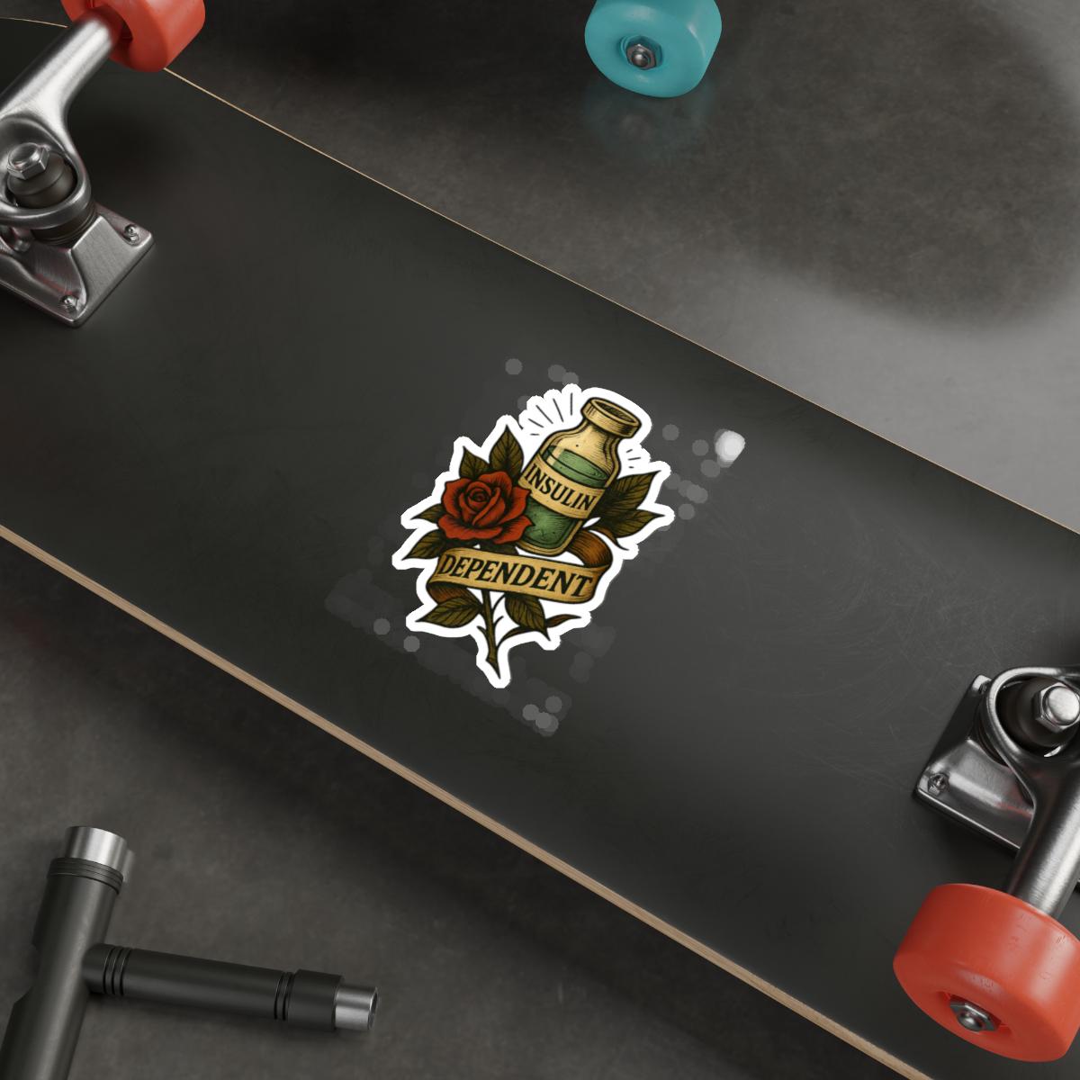 Insulin Dependent Sticker | Tattoo Style Diabetes Awareness Decal ...