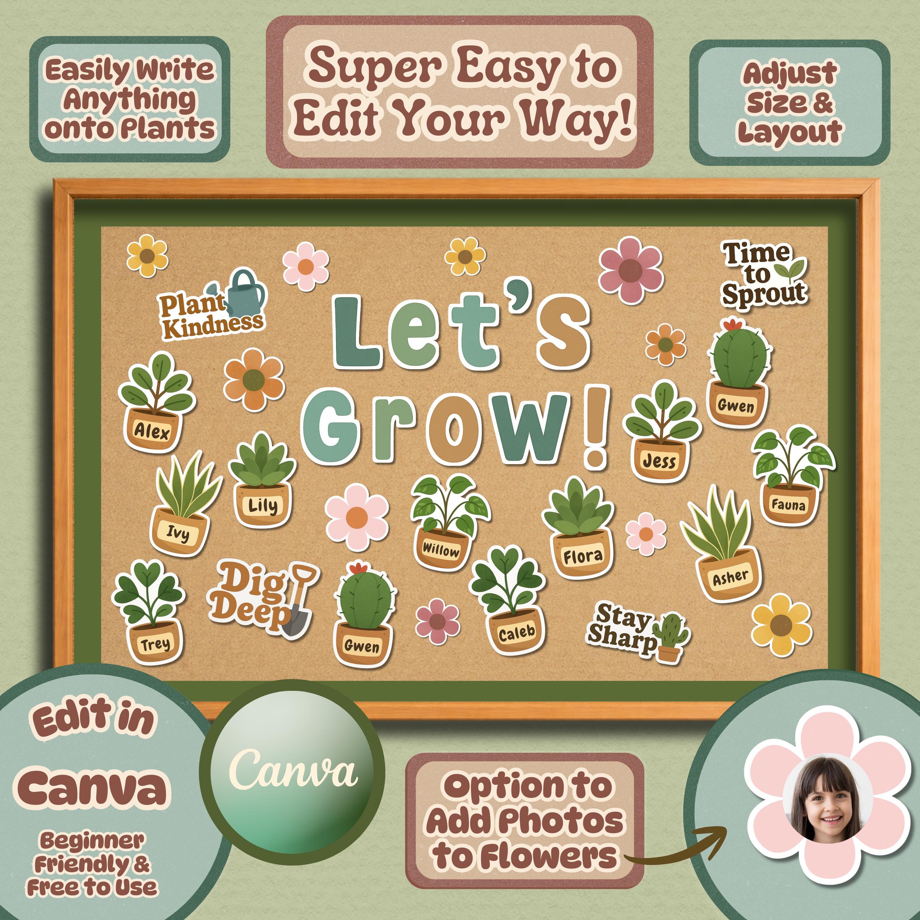 Back to School Classroom Decor Kit Printable | Let’s Grow Bulletin ...