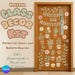 Botanical Classroom Door Decor Editable | Boho Garden Bulletin Board ...