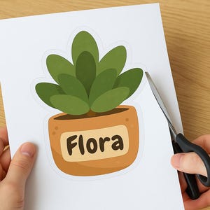 Editable Plant Classroom Door Decor Kit | Botanical Bulletin Board ...