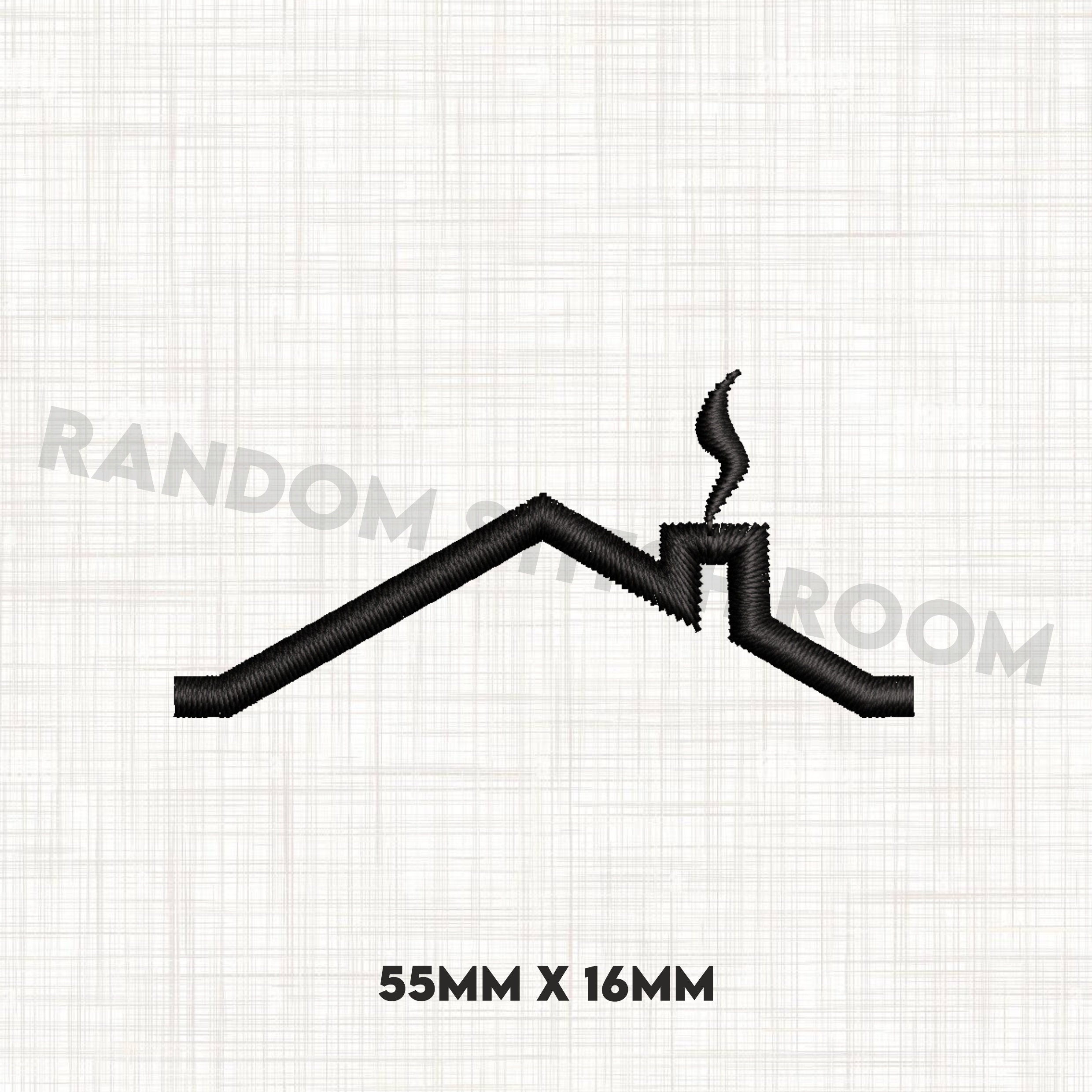 House and Roof Outline Embroidery Machine Design Files, Satin Stitch ...