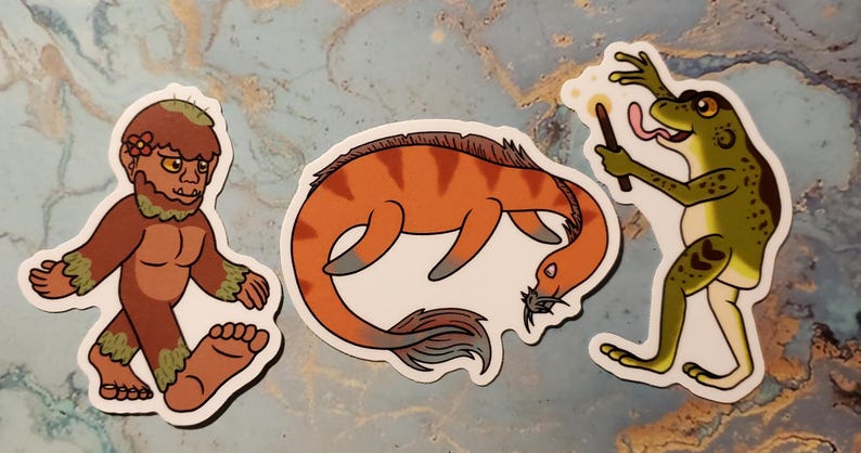 Lake Erie Monster Bessie Ohio Cryptid Vinyl Sticker (plesiosaurus) - Etsy