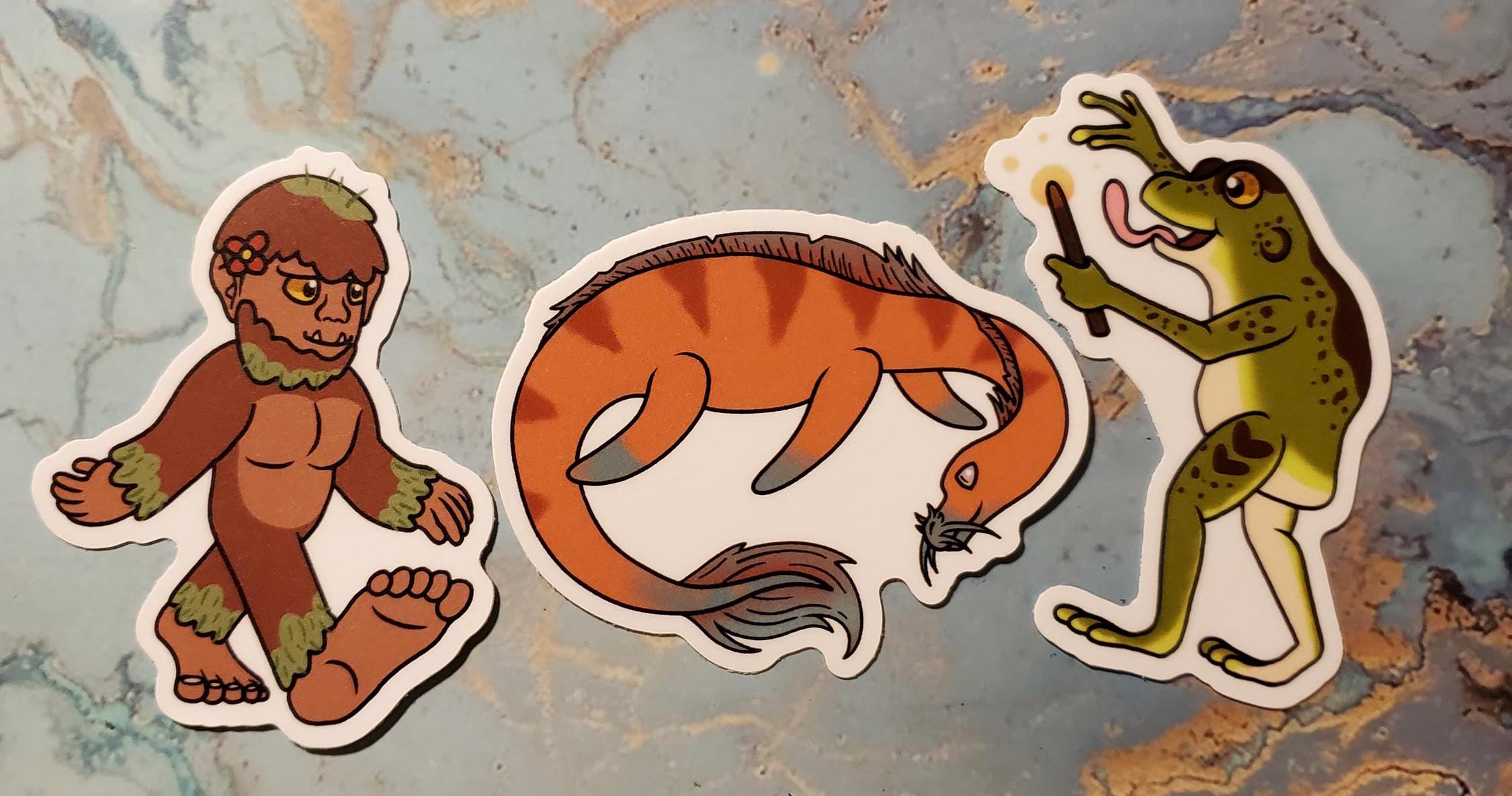 Lake Erie Monster Bessie Ohio Cryptid Vinyl Sticker (plesiosaurus) - Etsy