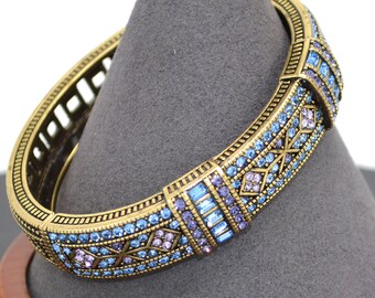 Vintage Signed Heidi Daus Bangle Bracelet A1330 - Etsy