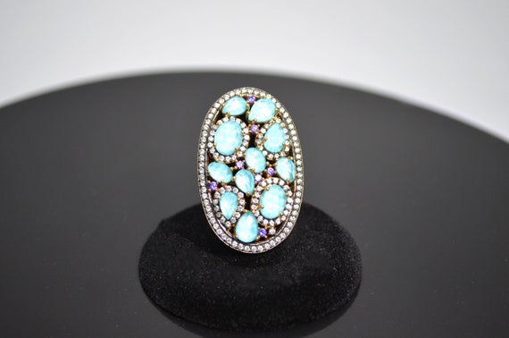 Beautiful Enigma- Sterling silver coated in Gold col… - Gem