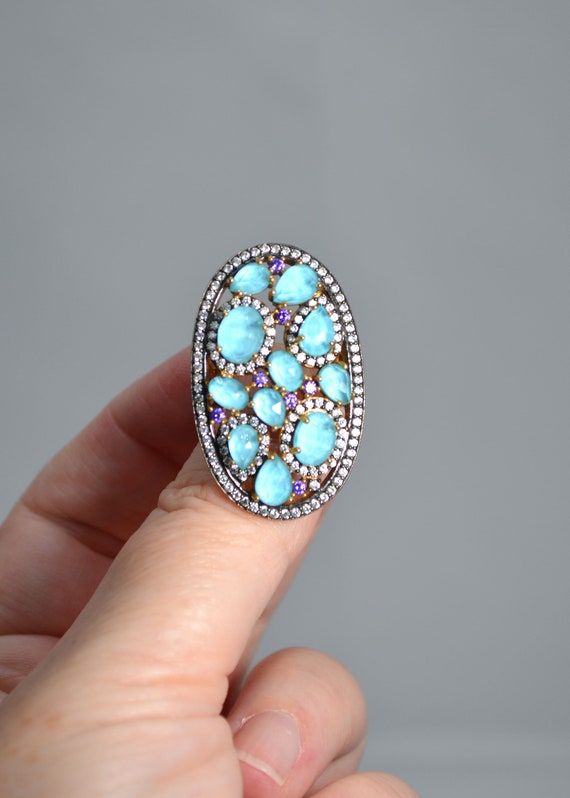 Beautiful Enigma- Sterling silver coated in Gold col… - Gem