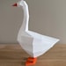Goose 3D Low Poly Papercraft Model Printable PDF Template DIY Craft - Etsy