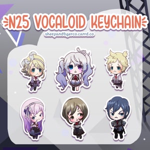 Project Sekai Nightcord Vocaloid Keychain - Etsy