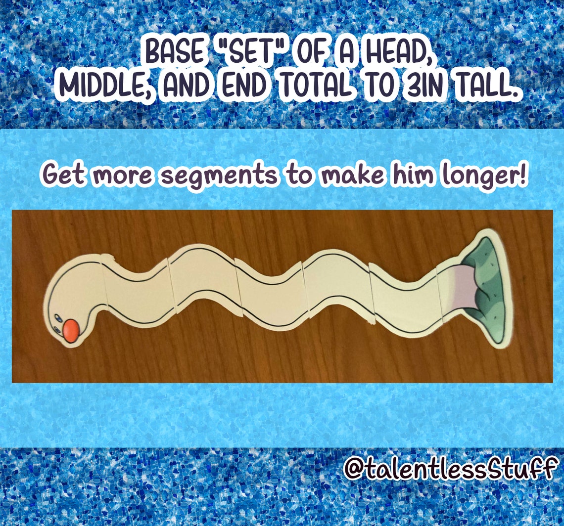 Pokemon Wigglett Long Sticker - Etsy