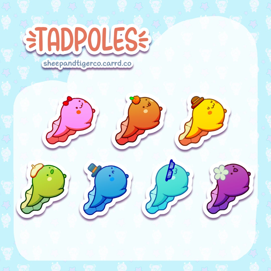 Tadpole Stickers - Etsy