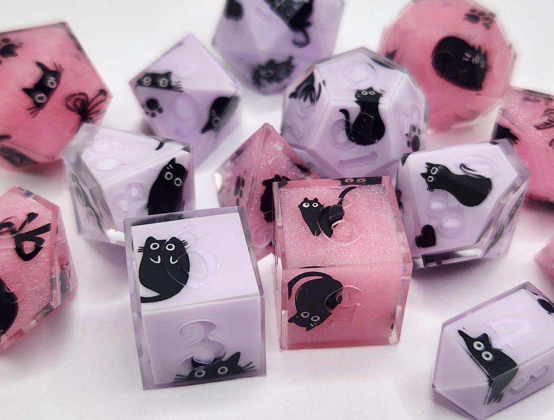 Cool Cats Dice Sets - Etsy