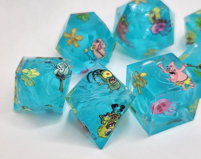 Spongebob Dice Set - Etsy
