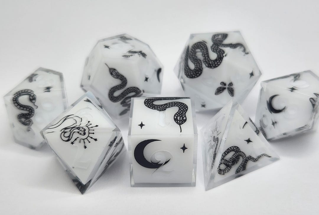 Midnight Meadow Inverse Dice Set - Etsy