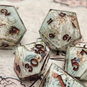 Map of the Kingdom Dice Set - Etsy
