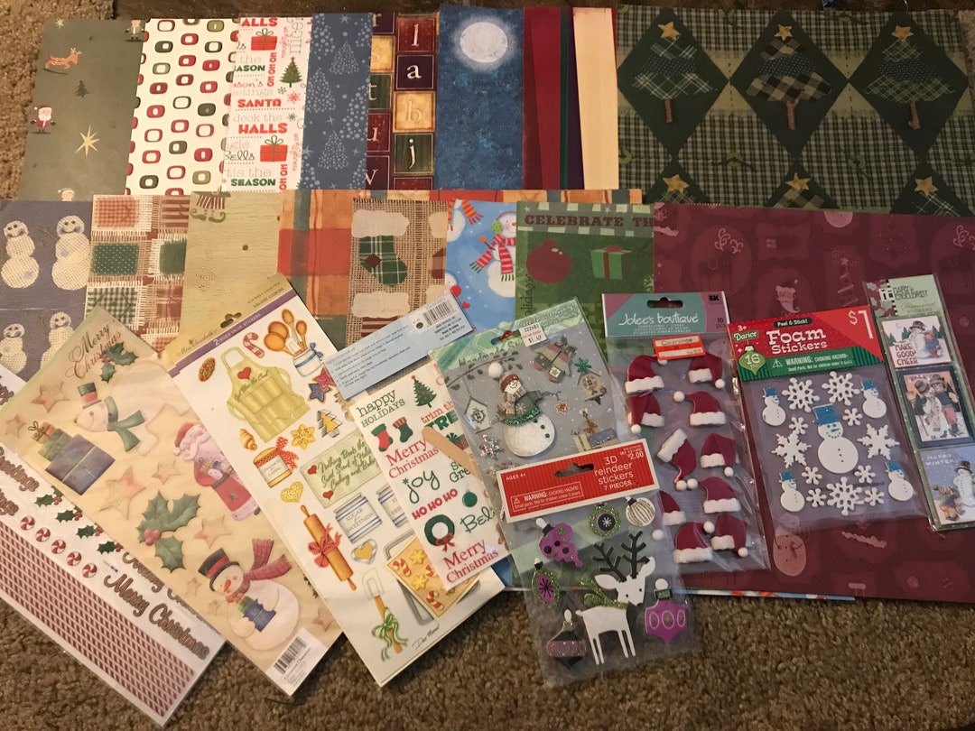 Scrapbook Pack Christmas - Etsy