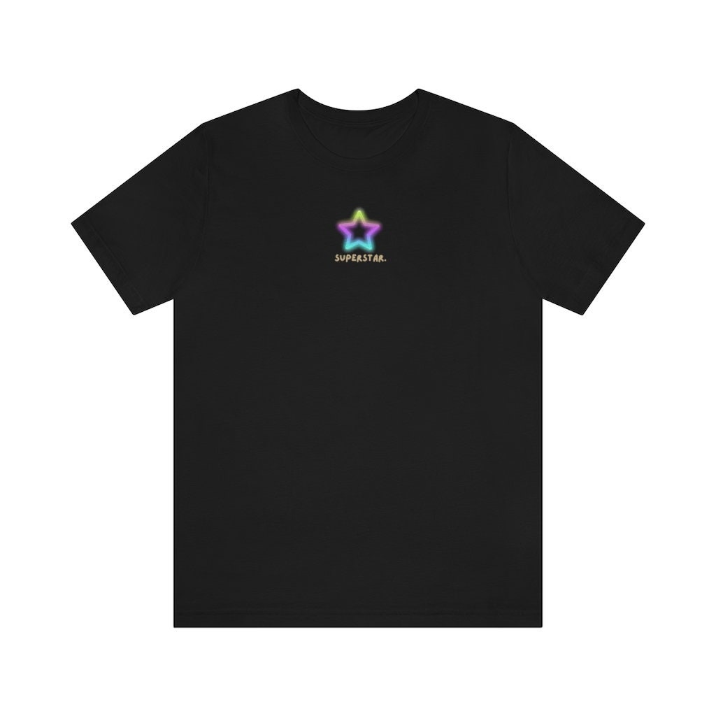 SUPERSTAR GRAPHIC Unisex Jersey Short Sleeve Tee, Star Detail T-shirt ...