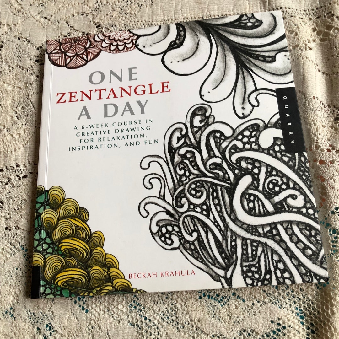 One Zentangle A Day Book Great for Junk Journal or Collage - Etsy